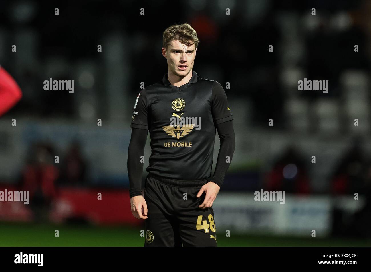 Luca Connell of Barnsley during the Sky Bet League 1 match Stevenage vs ...