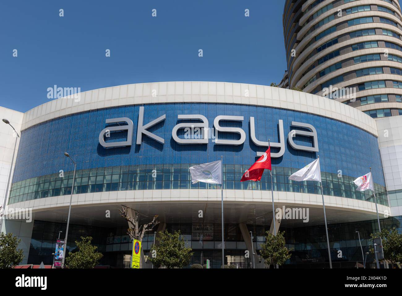 ISTANBUL, TURKEY - APRIL 7, 2024: Akasya Shopping Mall and Residence ...