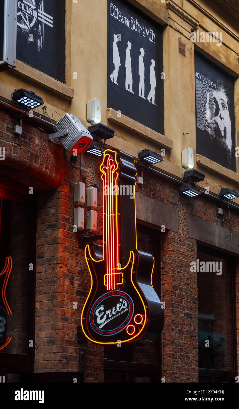 Eric's Music Bar on Mathew Street Stock Photo - Alamy