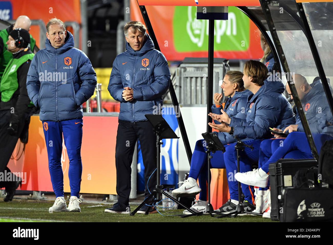 BREDA - Holland coach Andries Jonker during the European Championship ...