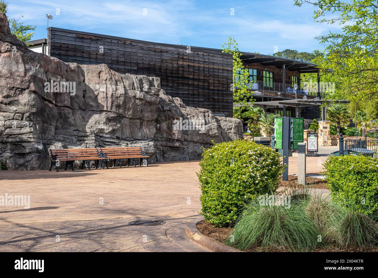 Birmingham Zoo Logo Built An Entrance For A New Zoo. It's Heavily