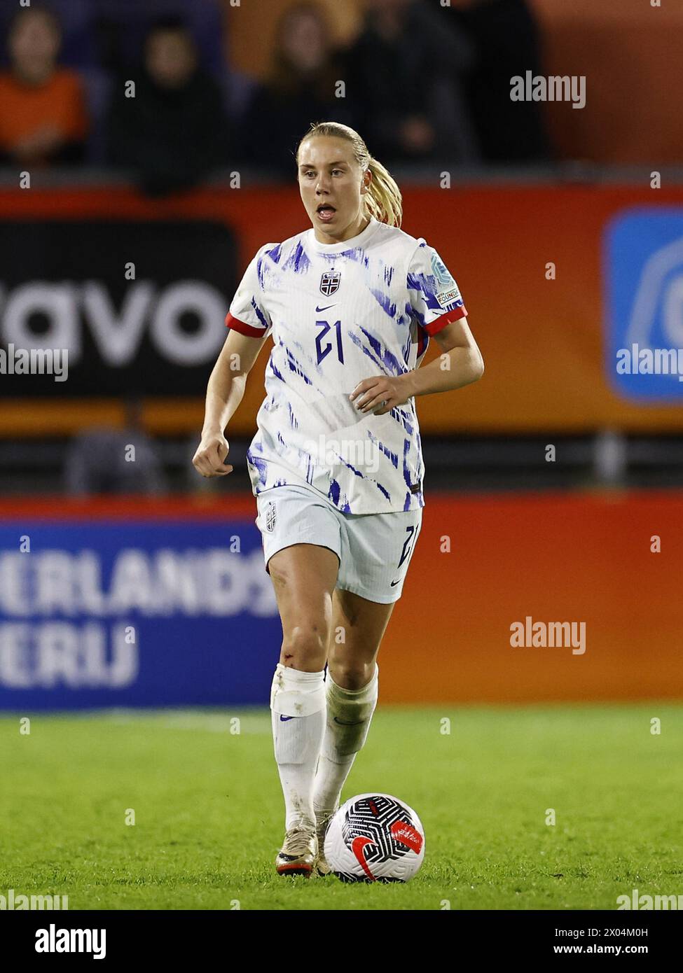 BREDA - Lisa Naalsund of Norway women during the European Championship ...