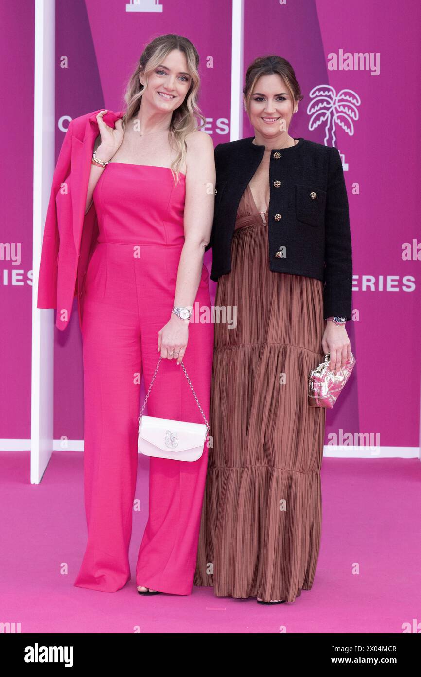 Cannes, France. 09th Apr, 2024. Dorothee Pousseo and Kelly Marot attend ...