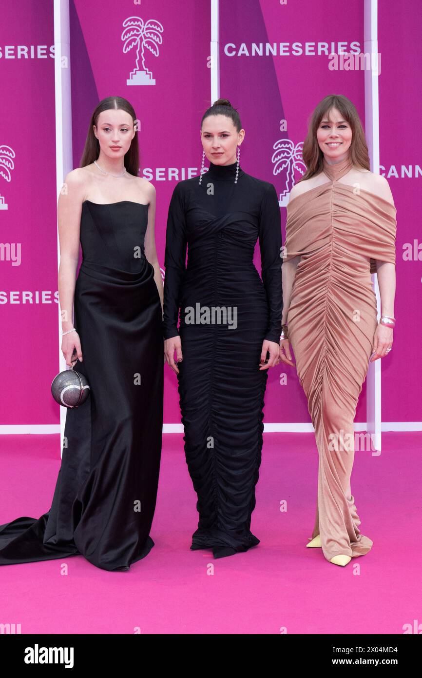 Cannes, France. 09th Apr, 2024. Josephine Højbjerg, Sara Isabella ...