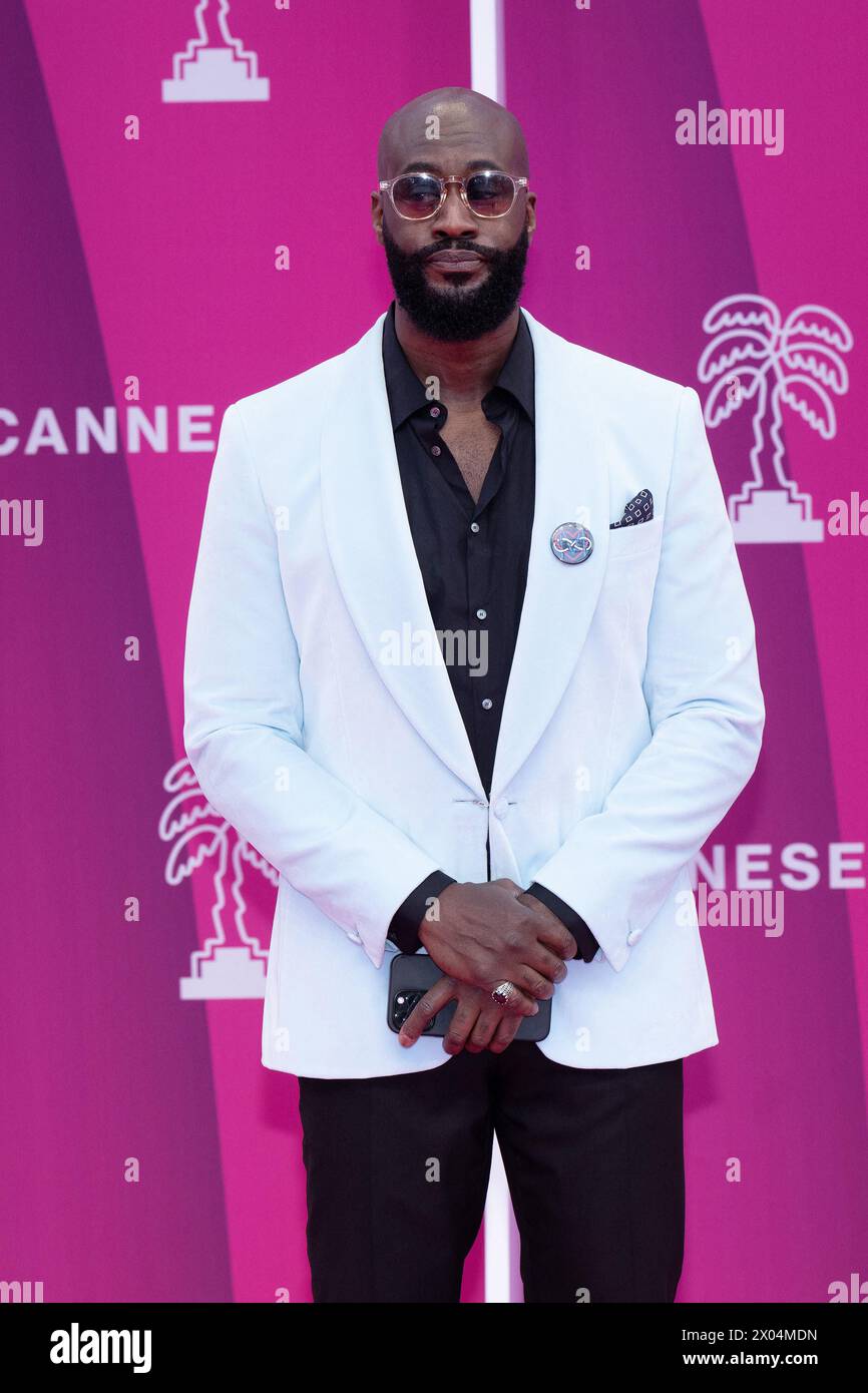 Cannes, France. 09th Apr, 2024. Teddy Corona attends the Pink Carpet at ...
