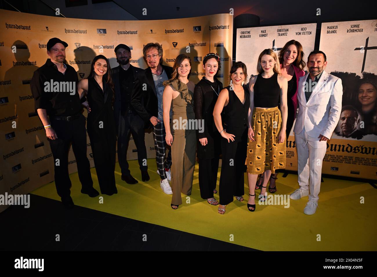 09 April 2024, Bavaria, Munich: Cinematographer Benjamin Strobel (l-r ...