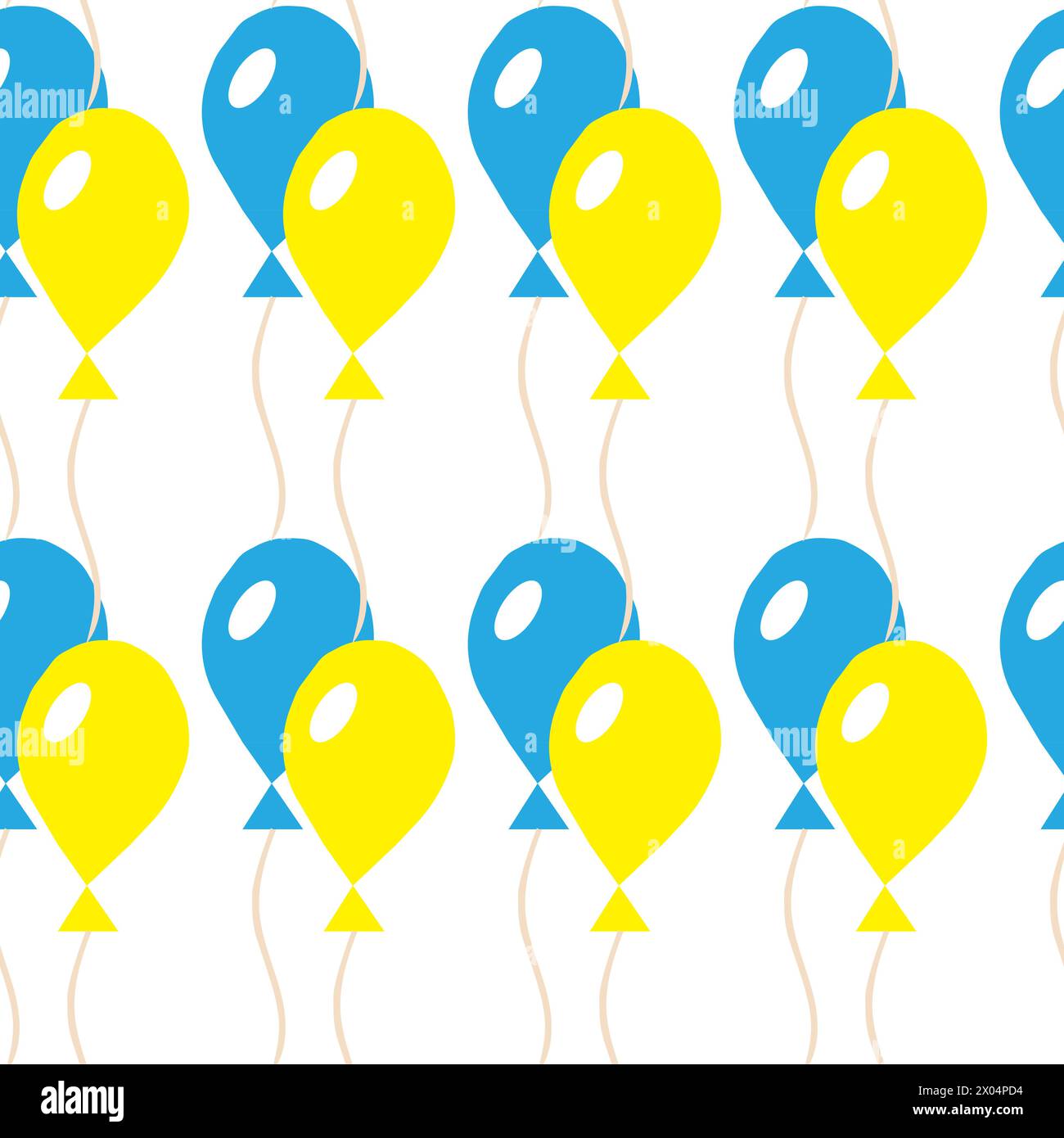 Multi-colored inflatable balls. Seamless pattern. Vector illustration ...