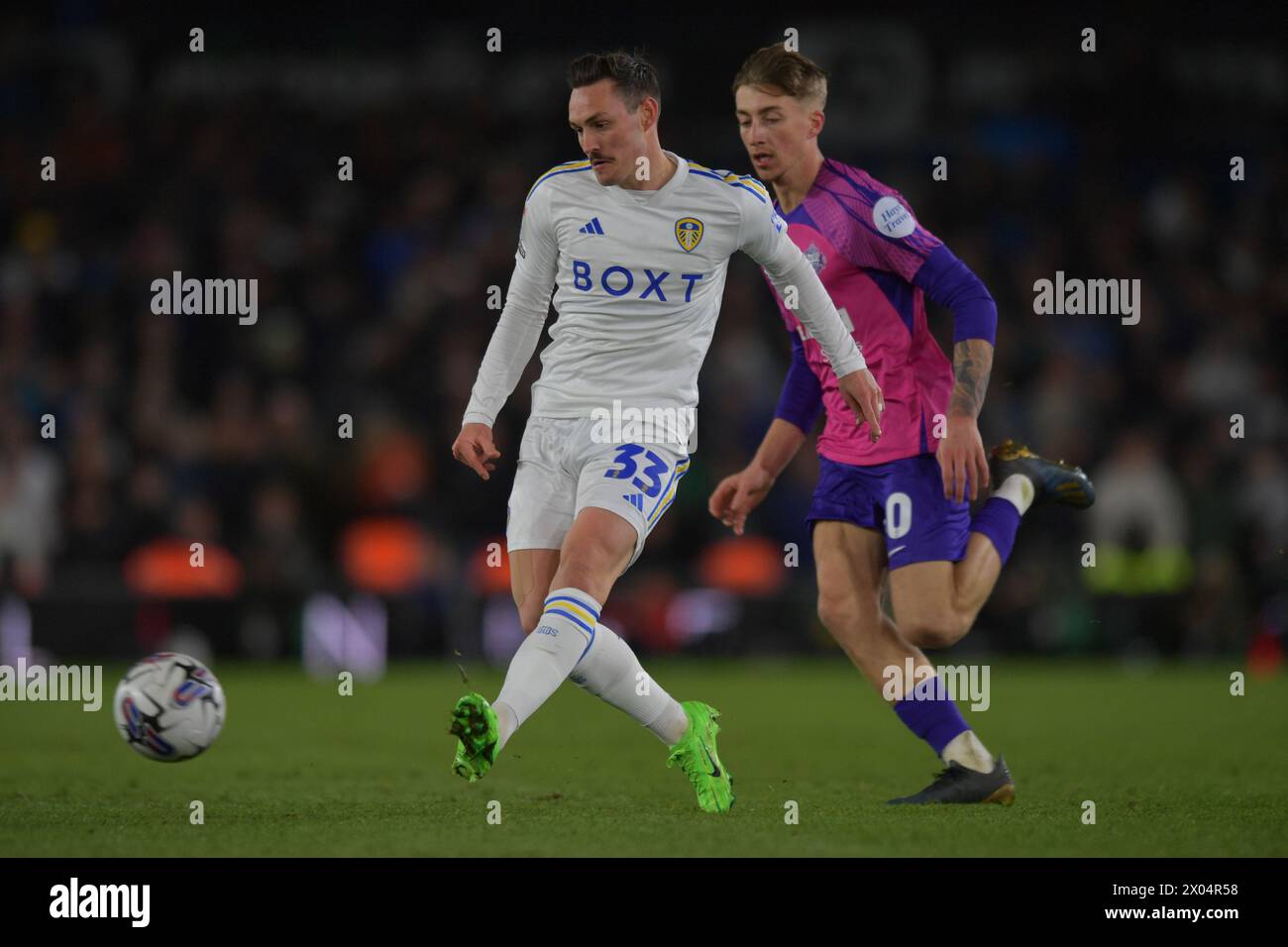 Leeds United's Connor Roberts during the Sky Bet Championship match ...