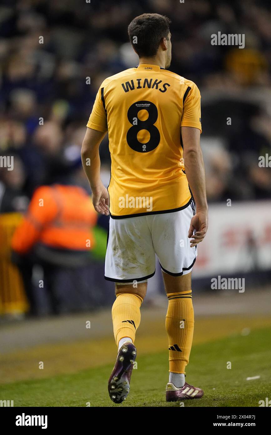 London, UK. 09th Apr, 2024. Harry Winks of Leicester City during the ...