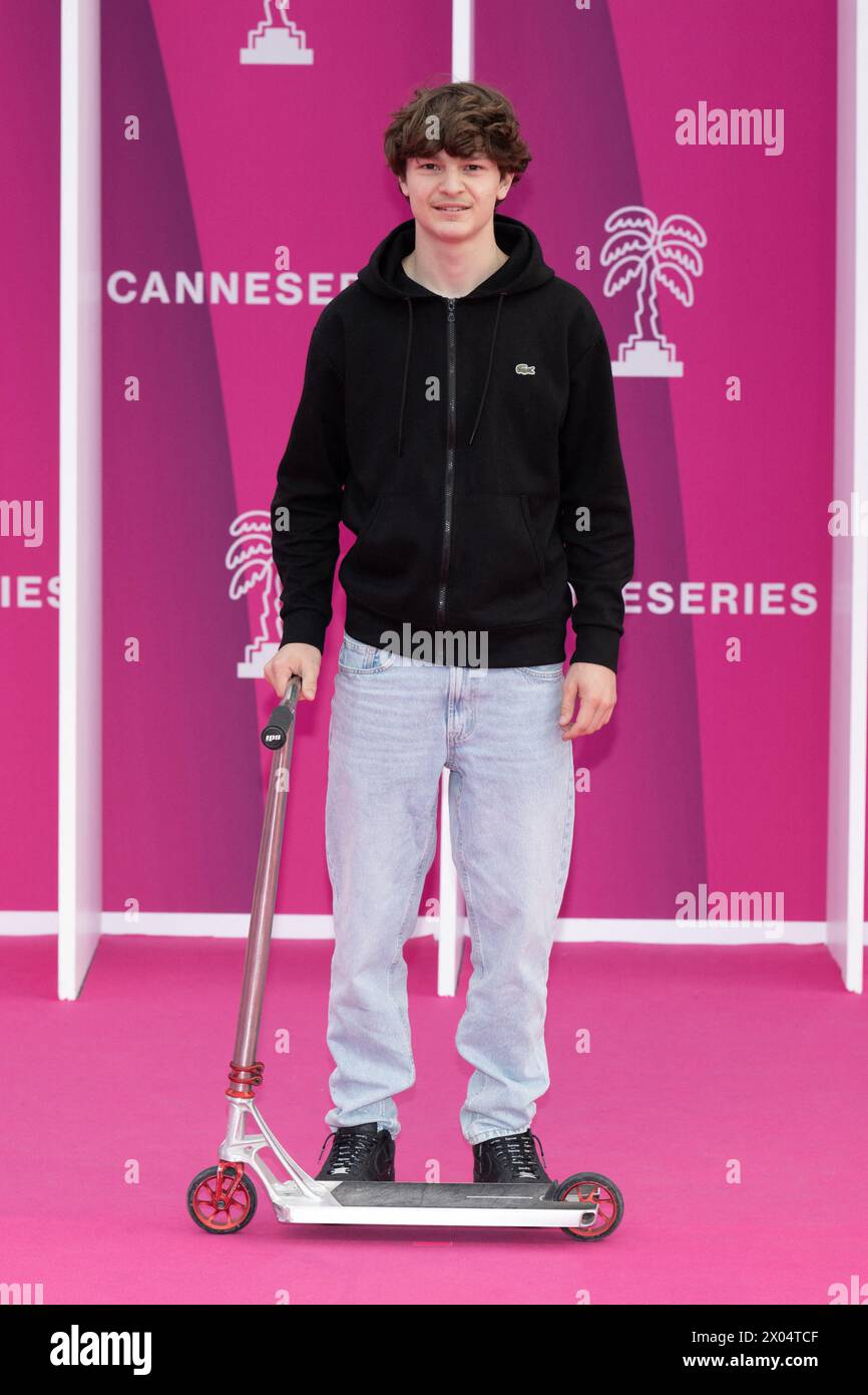 Cannes, France. 09th Apr, 2024. Elliott Robert-Cantoni attends the Pink ...