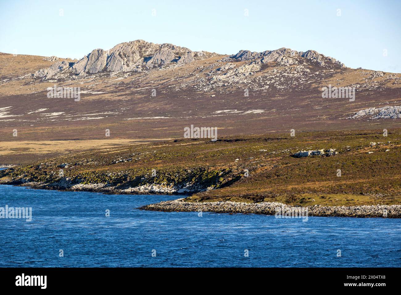 Port William channel into Stanley, Falkland Islands, Saturday, December ...