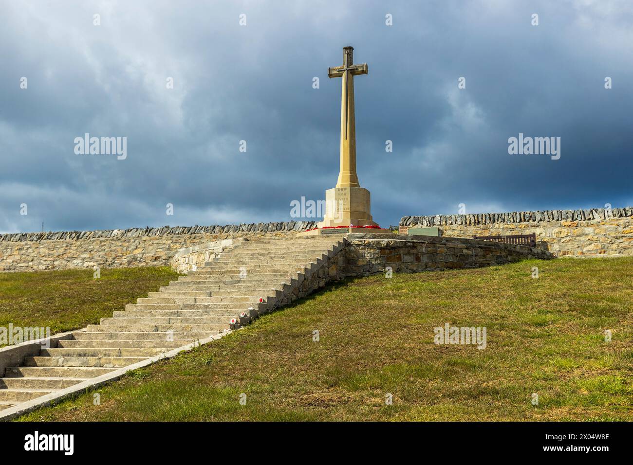 Cross of Sacrifice, Stanley, Falkland Islands, Saturday, December 02 ...
