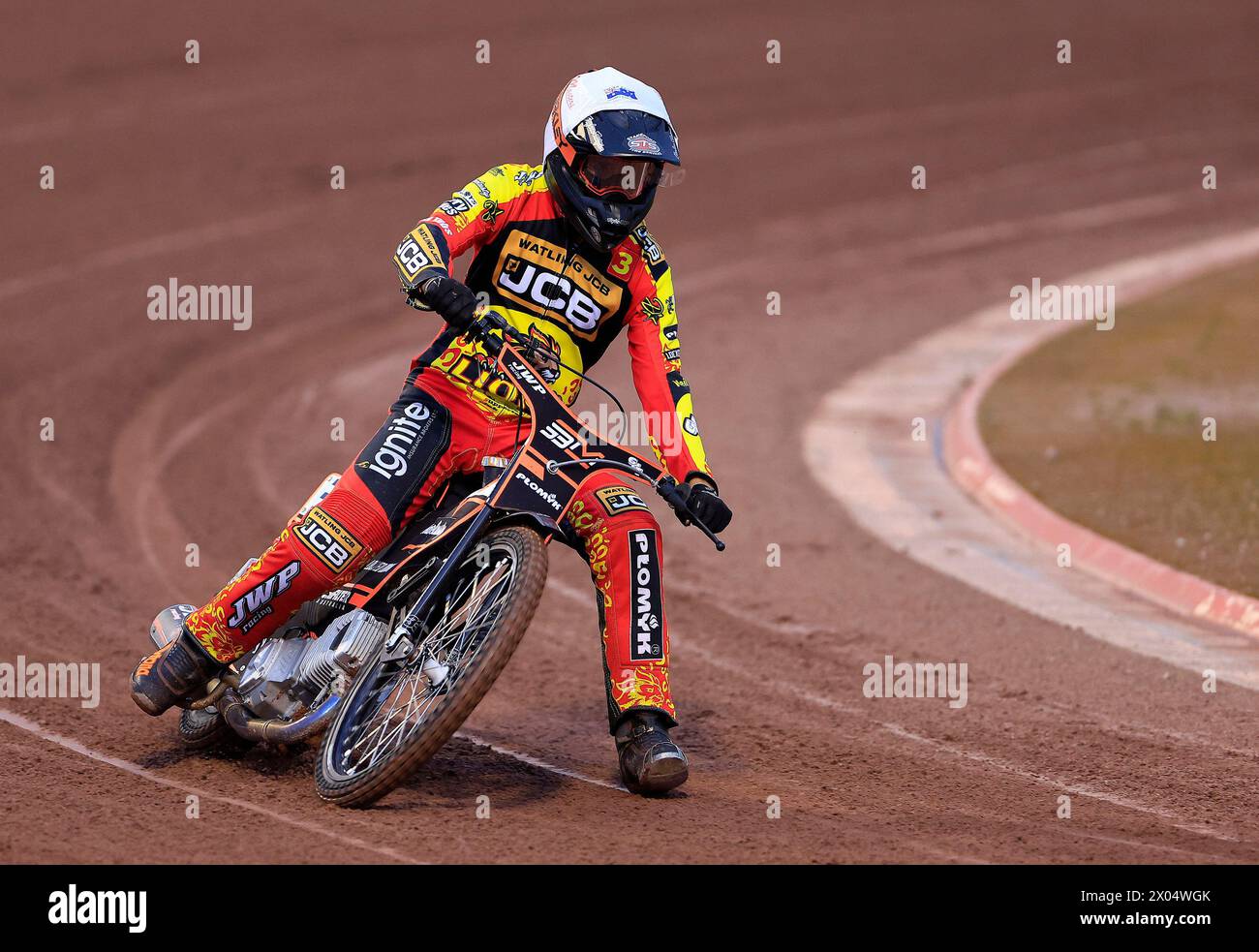 National Speedway Stadium, Manchester on Monday 8th April 2024. Sam ...