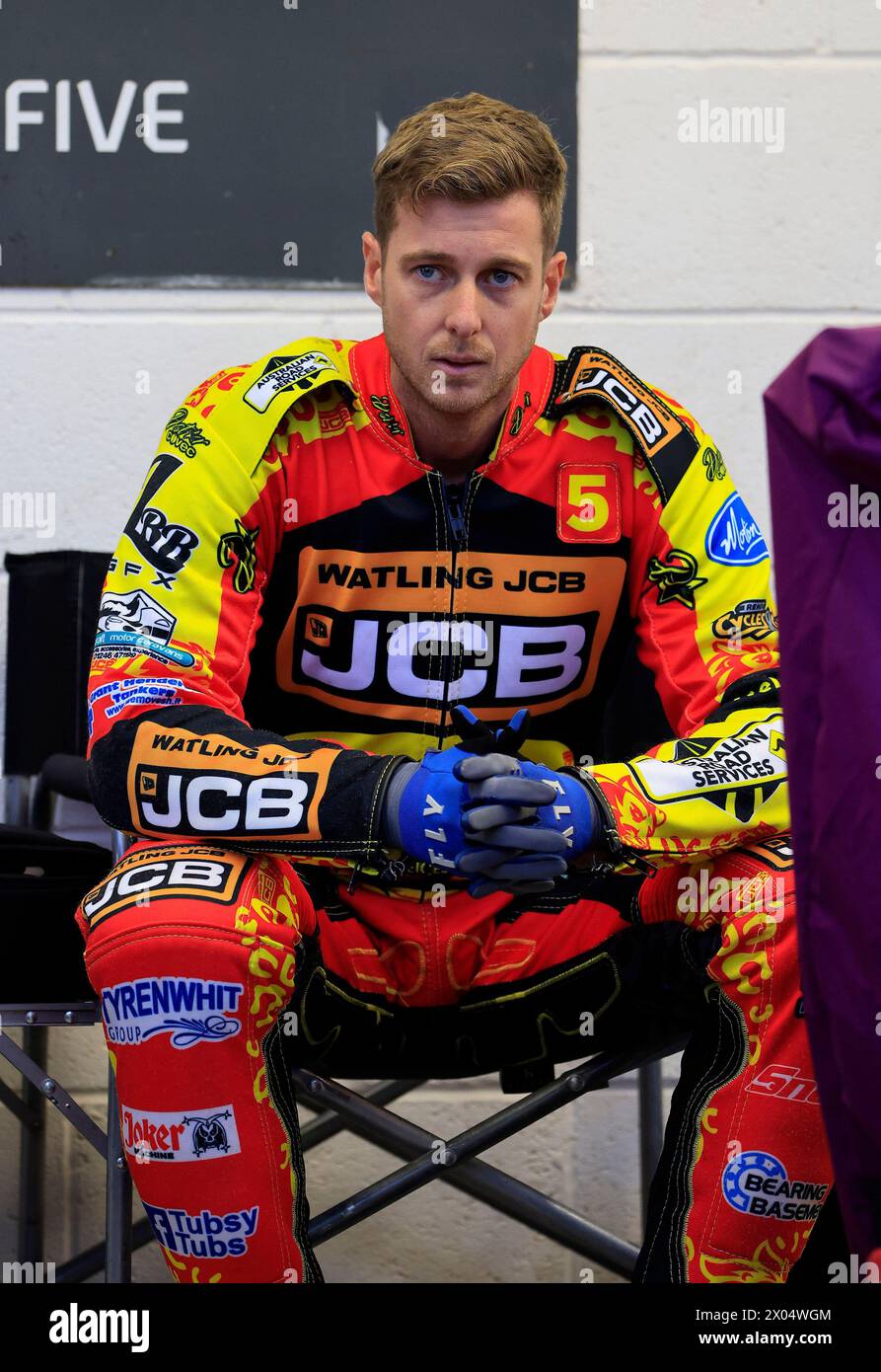 National Speedway Stadium, Manchester on Monday 8th April 2024. Ryan ...