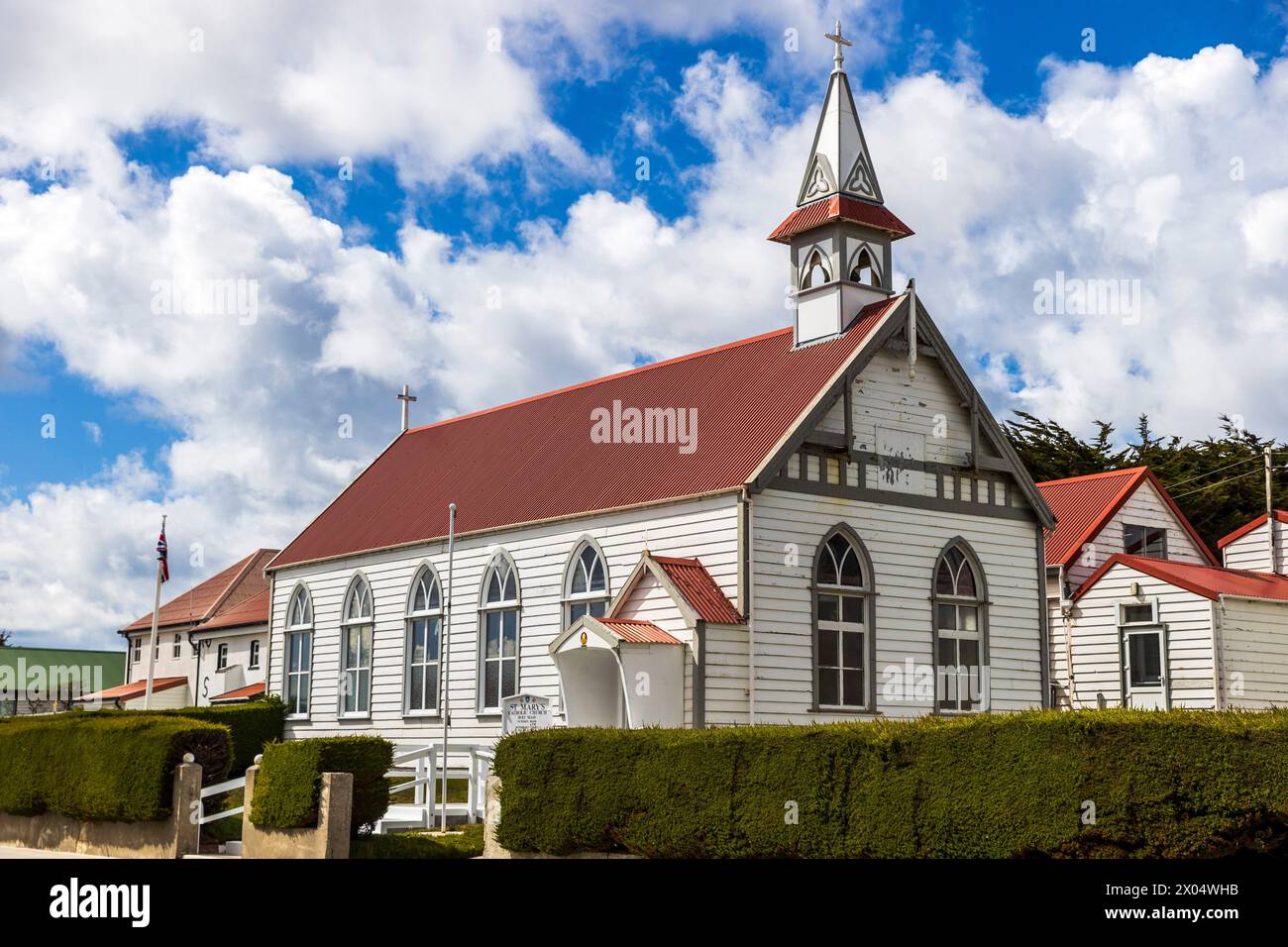St Mary's Catholic Church, Stanley, Falkland Islands, Saturday ...