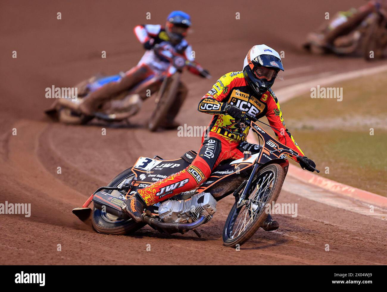 National Speedway Stadium, Manchester on Monday 8th April 2024. Sam ...