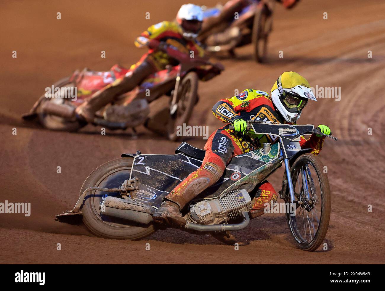 National Speedway Stadium, Manchester on Monday 8th April 2024. Richard ...