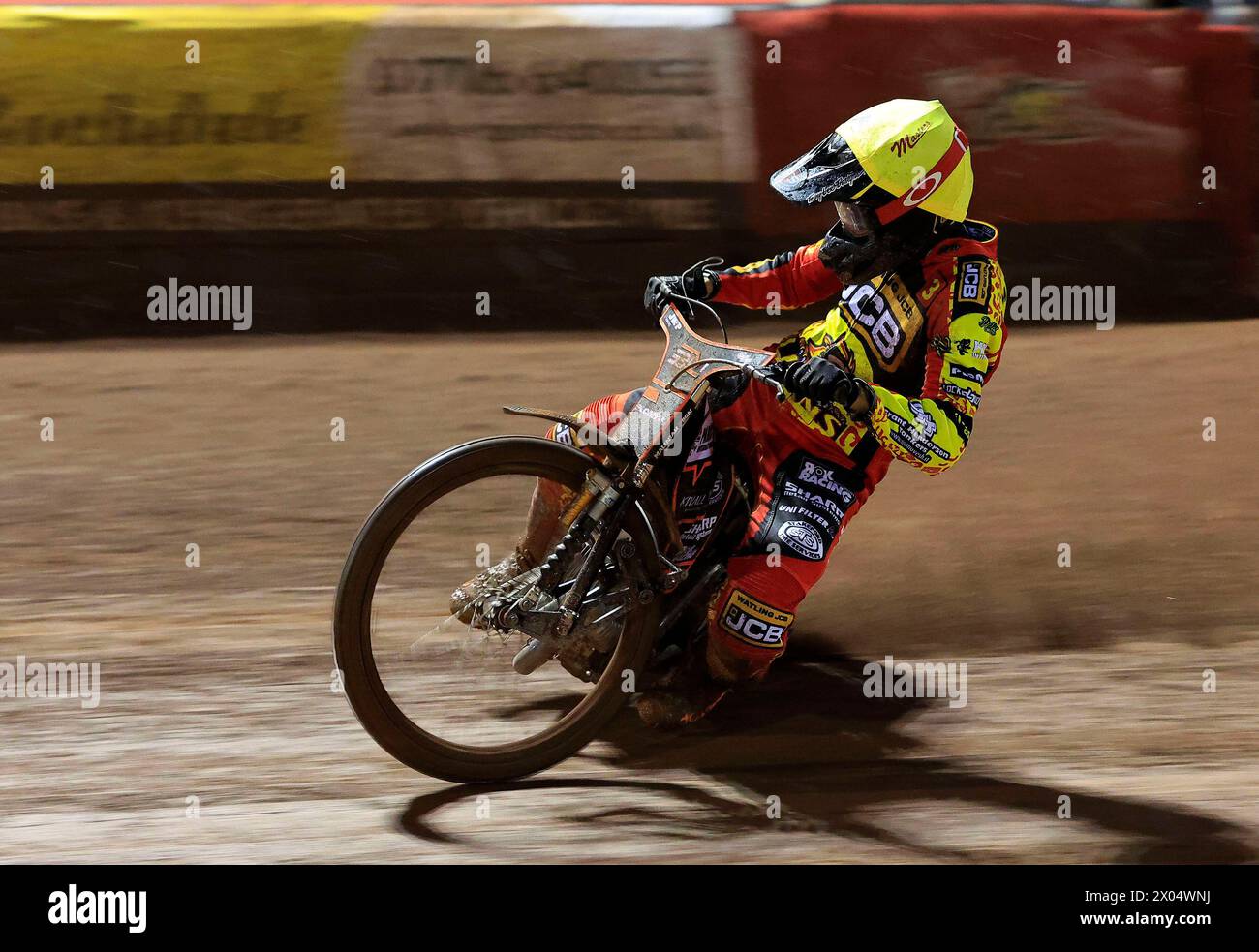 National Speedway Stadium, Manchester on Monday 8th April 2024. Sam ...