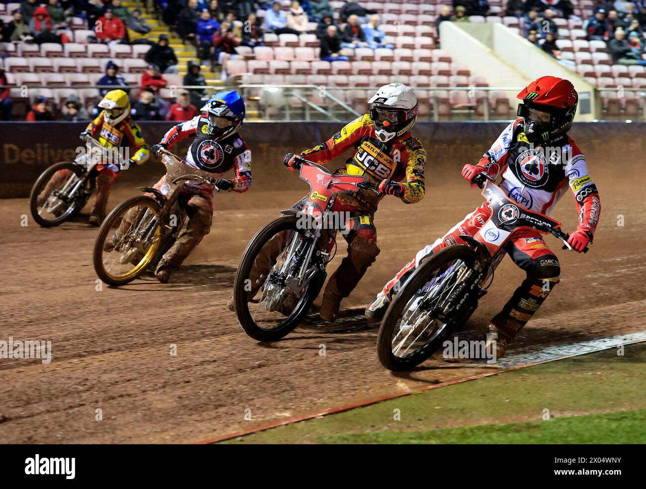 National Speedway Stadium, Manchester on Monday 8th April 2024. Ben ...