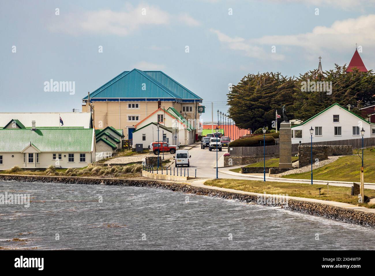 Town Hall, Stanley, Falkland Islands, Saturday, December 02, 2023 ...