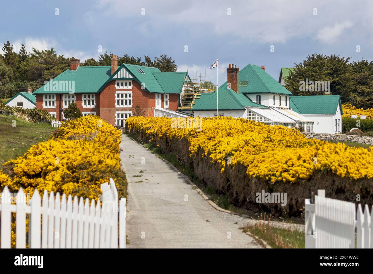 Government House, Ross Road, Stanley, Falkland Islands, Saturday ...