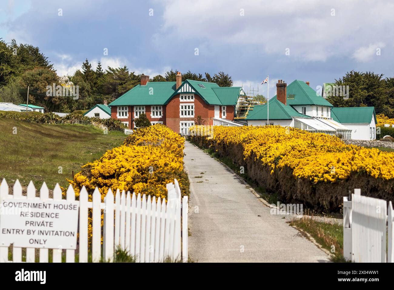 Government House, Ross Road, Stanley, Falkland Islands, Saturday ...