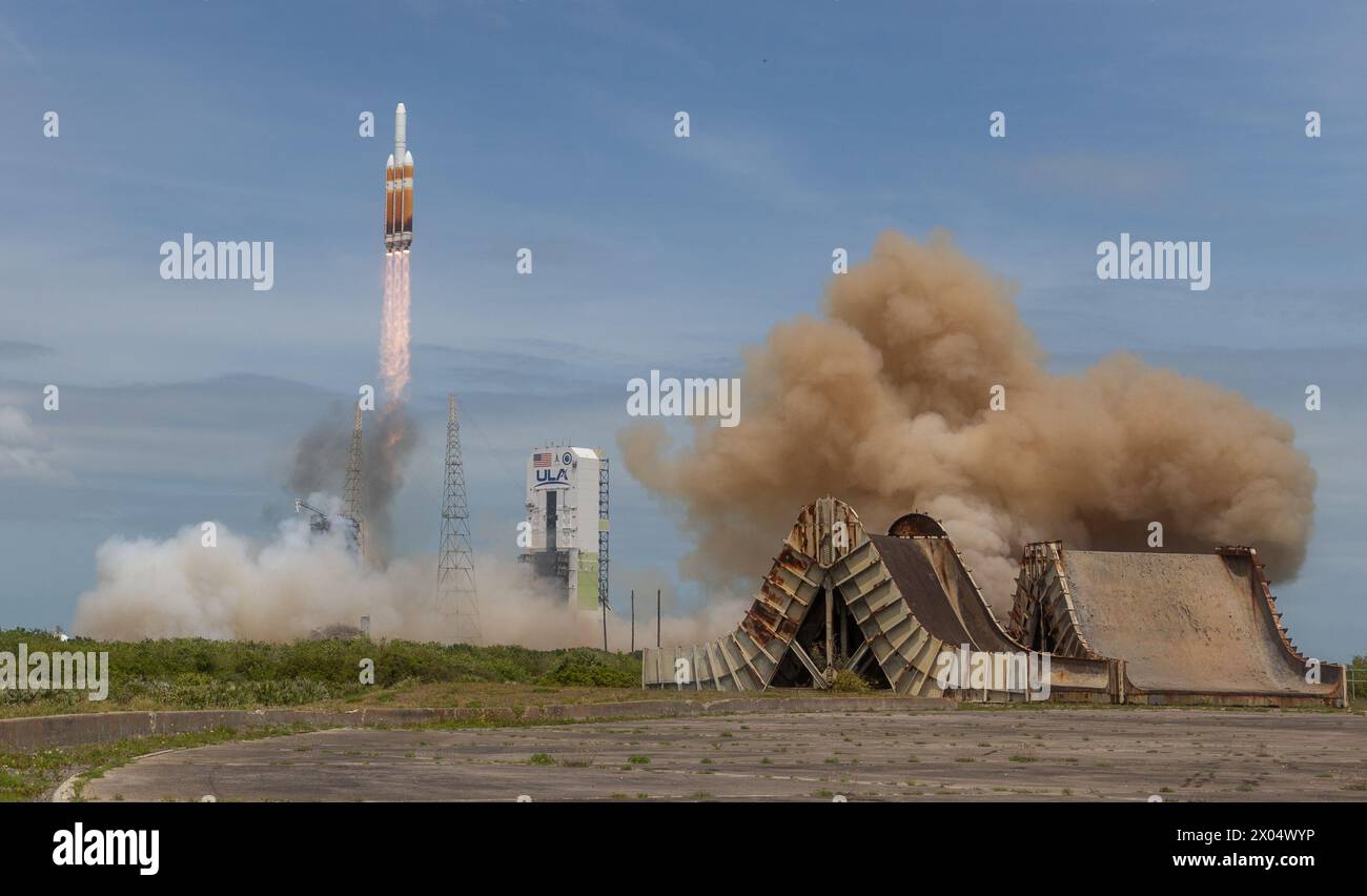 Brevard County, USA. 09th Apr, 2024. The Delta heritage of rockets ...