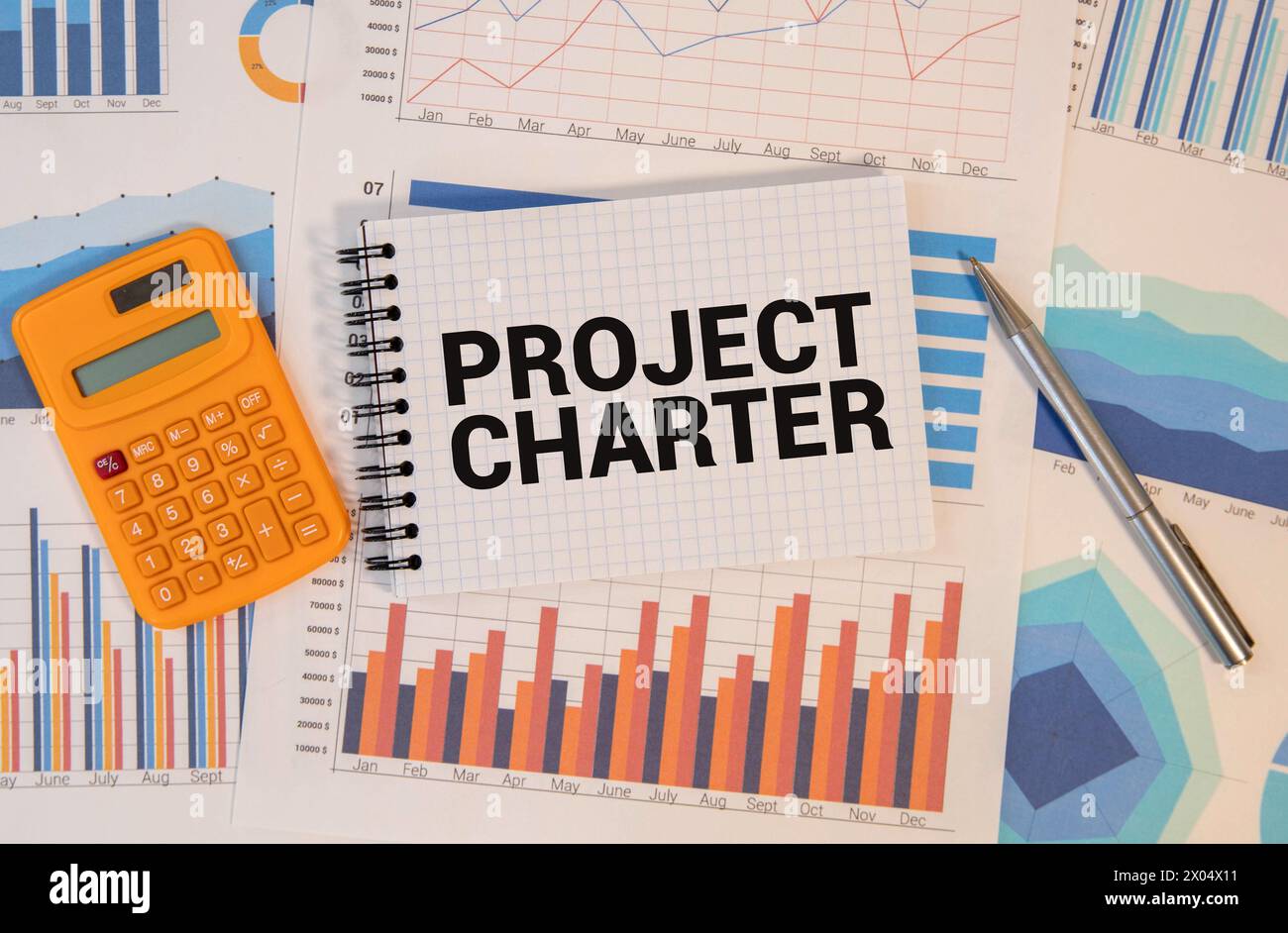 Project Charter text on blackboard, business concept background Stock ...
