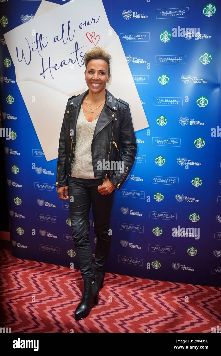 Dame Kelly Holmes attending the 'With All Our Hearts' West End gala for ...
