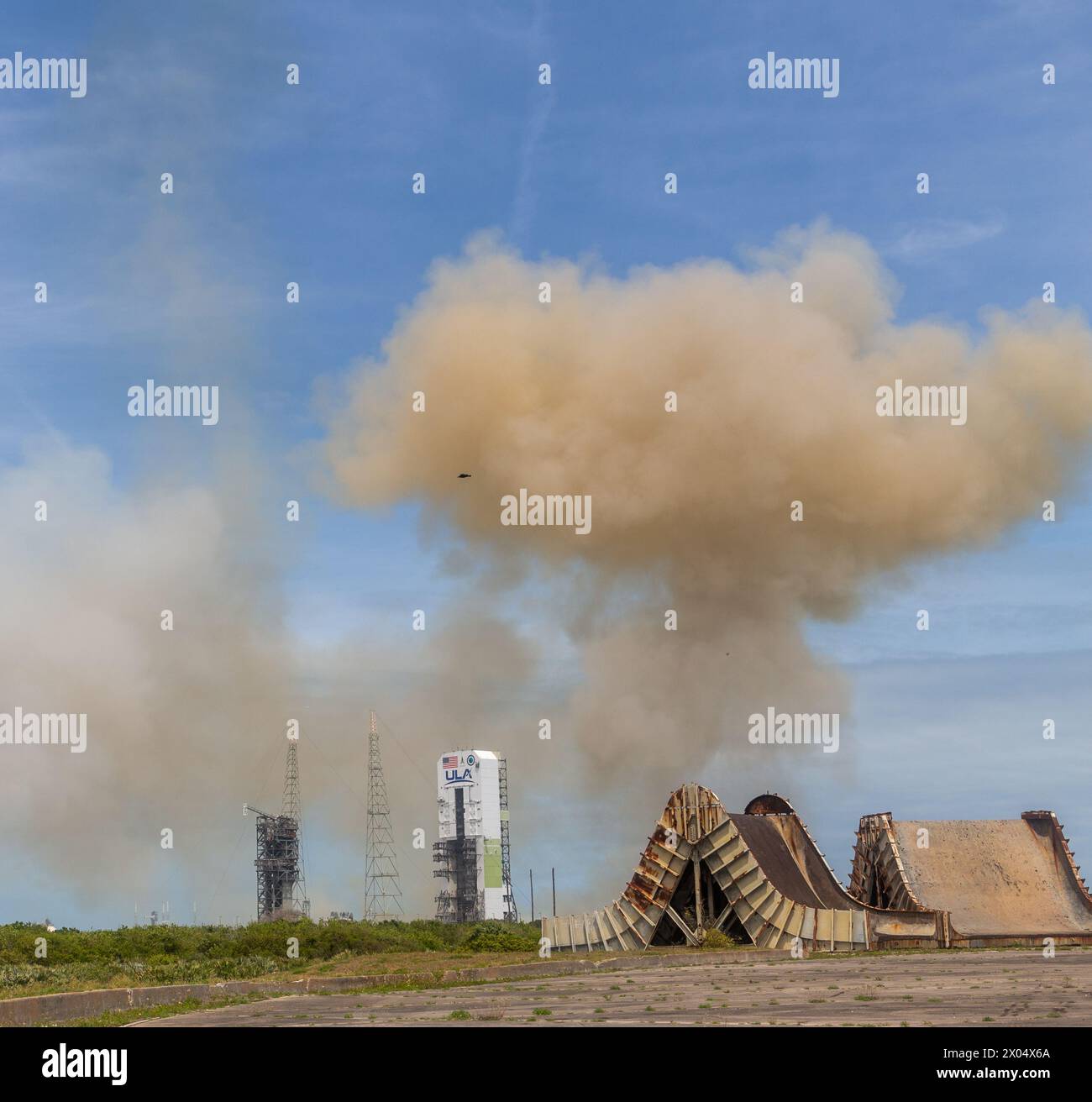 Brevard County, USA. 09th Apr, 2024. The Delta heritage of rockets ...