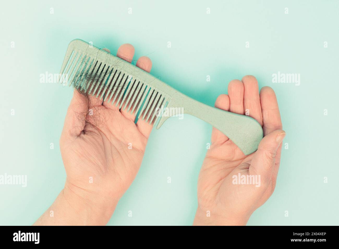 Comb with hair loss, health problem, issue of aging, alopecia areata by ...