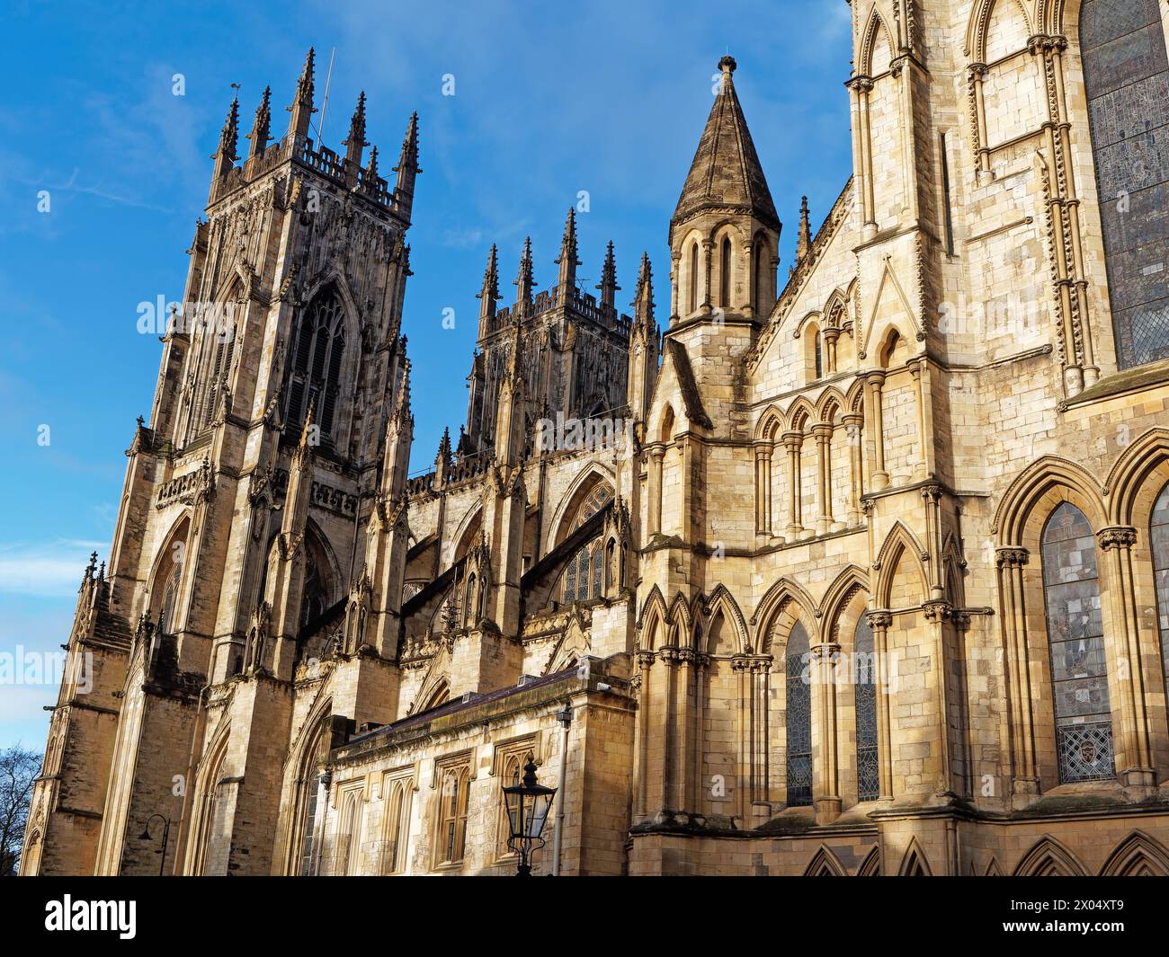 UK, North Yorkshire, York, South Face and West Towers Stock Photo - Alamy