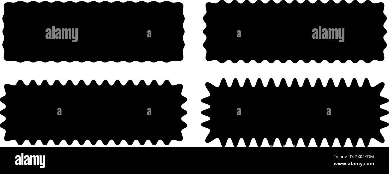 Wavy borders hi-res stock photography and images - Alamy