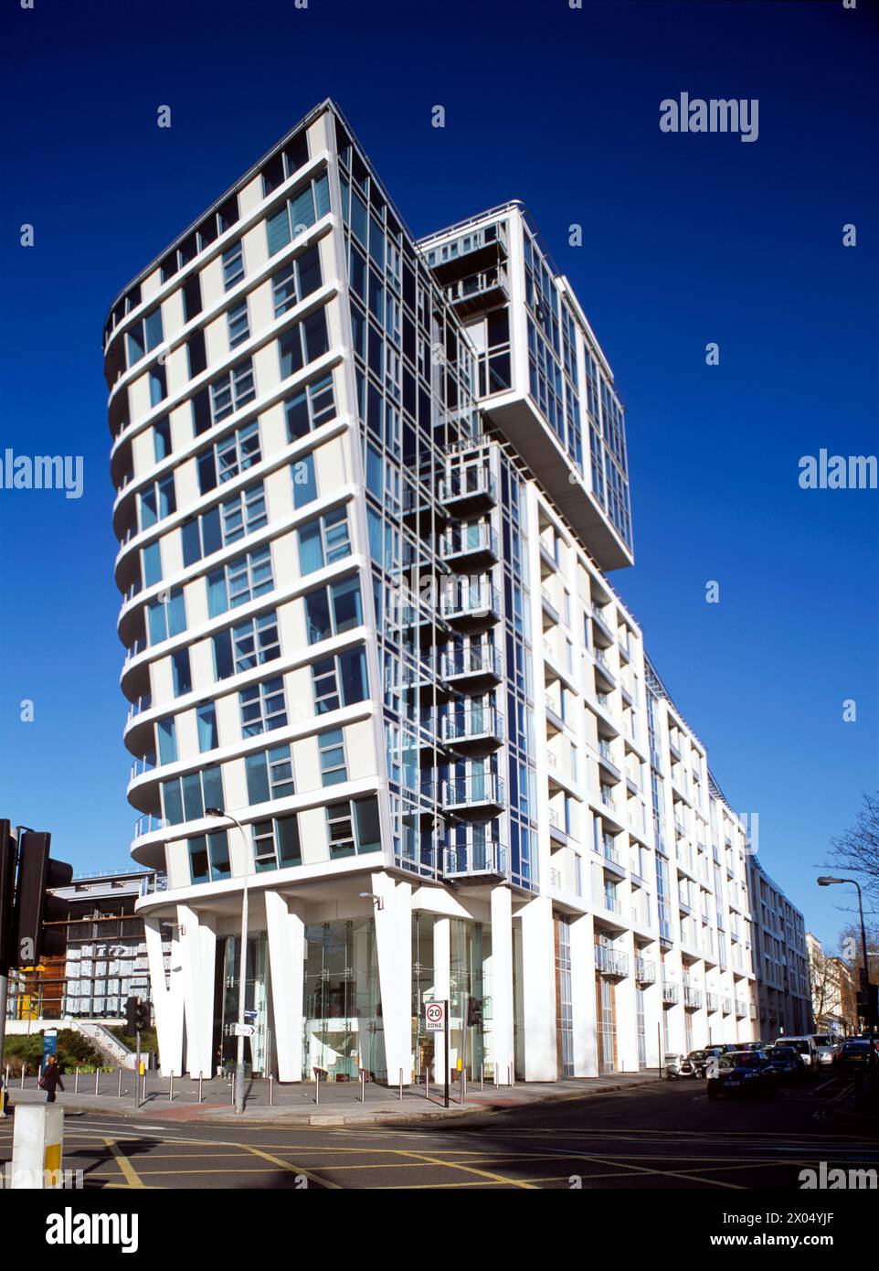 Visage Apartment block, Winchester Road, Swiss Cottage, London, NW3 ...