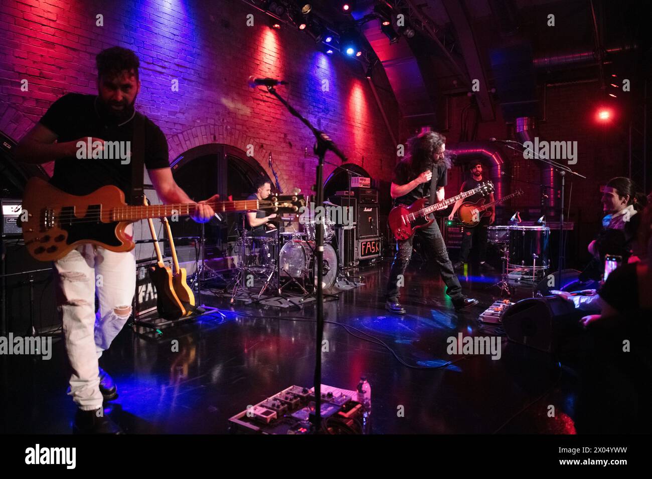 Italian rock band, from Perugia, Fast Animals and Slow Kids, performing ...