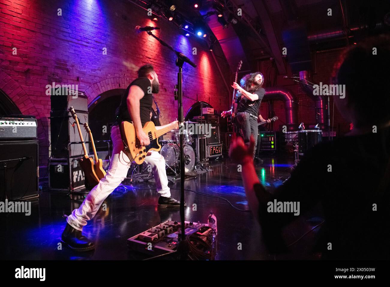 Italian rock band, from Perugia, Fast Animals and Slow Kids, performing ...