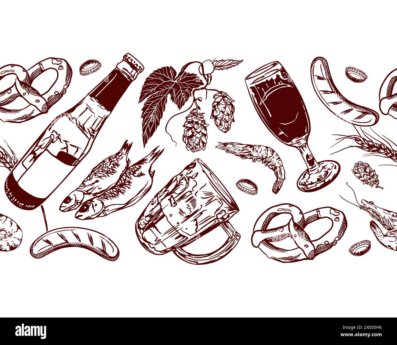 Oktoberfest border Stock Vector Images - Alamy
