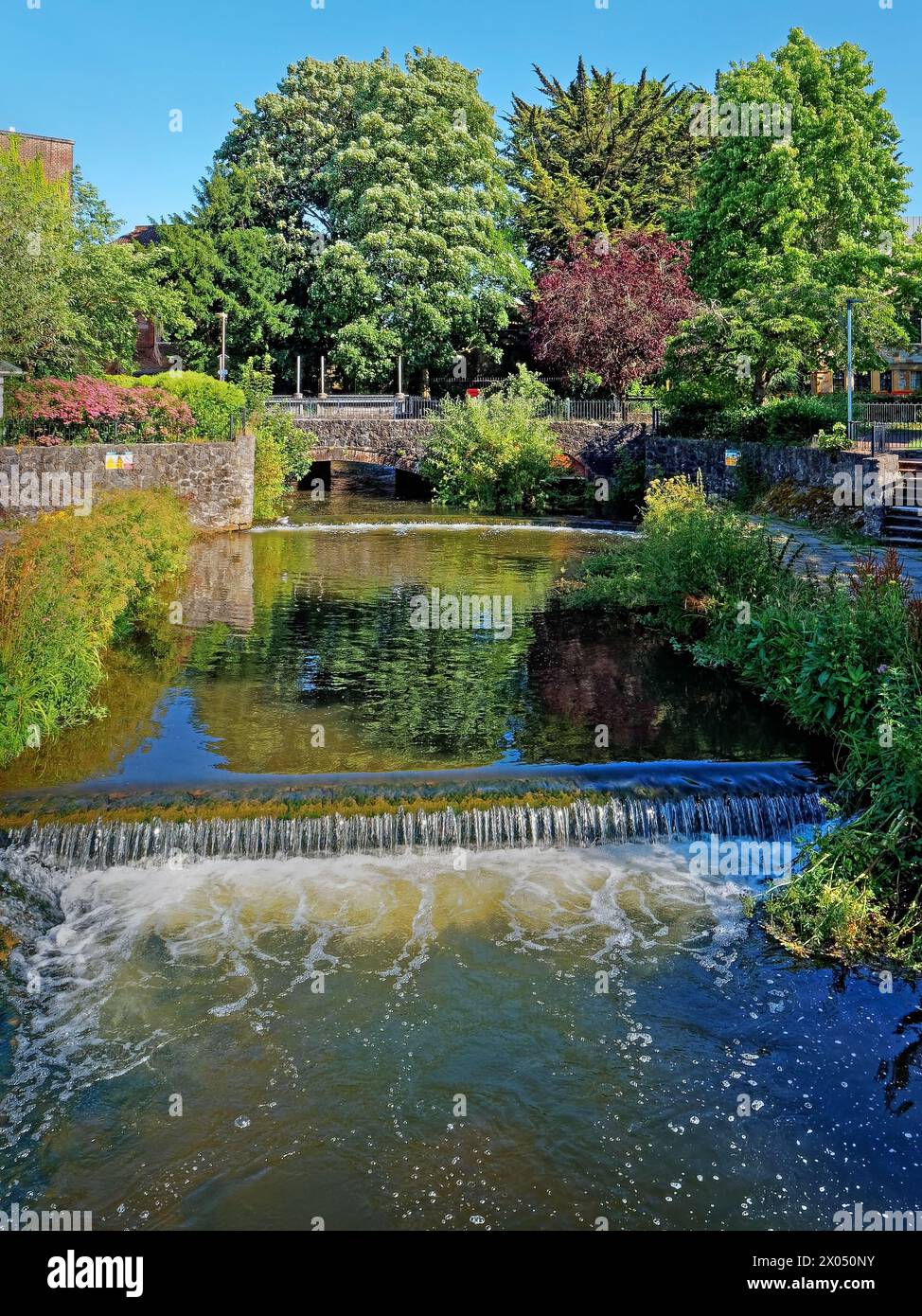 Old leat from french weir hi-res stock photography and images - Alamy