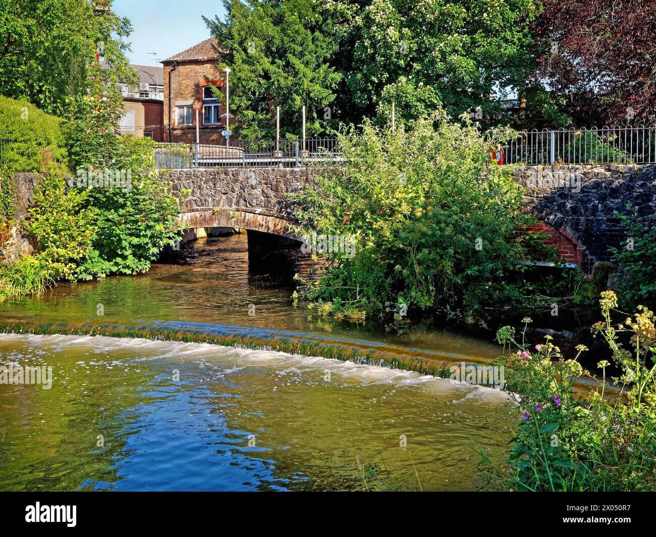 Old leat from french weir hi-res stock photography and images - Alamy