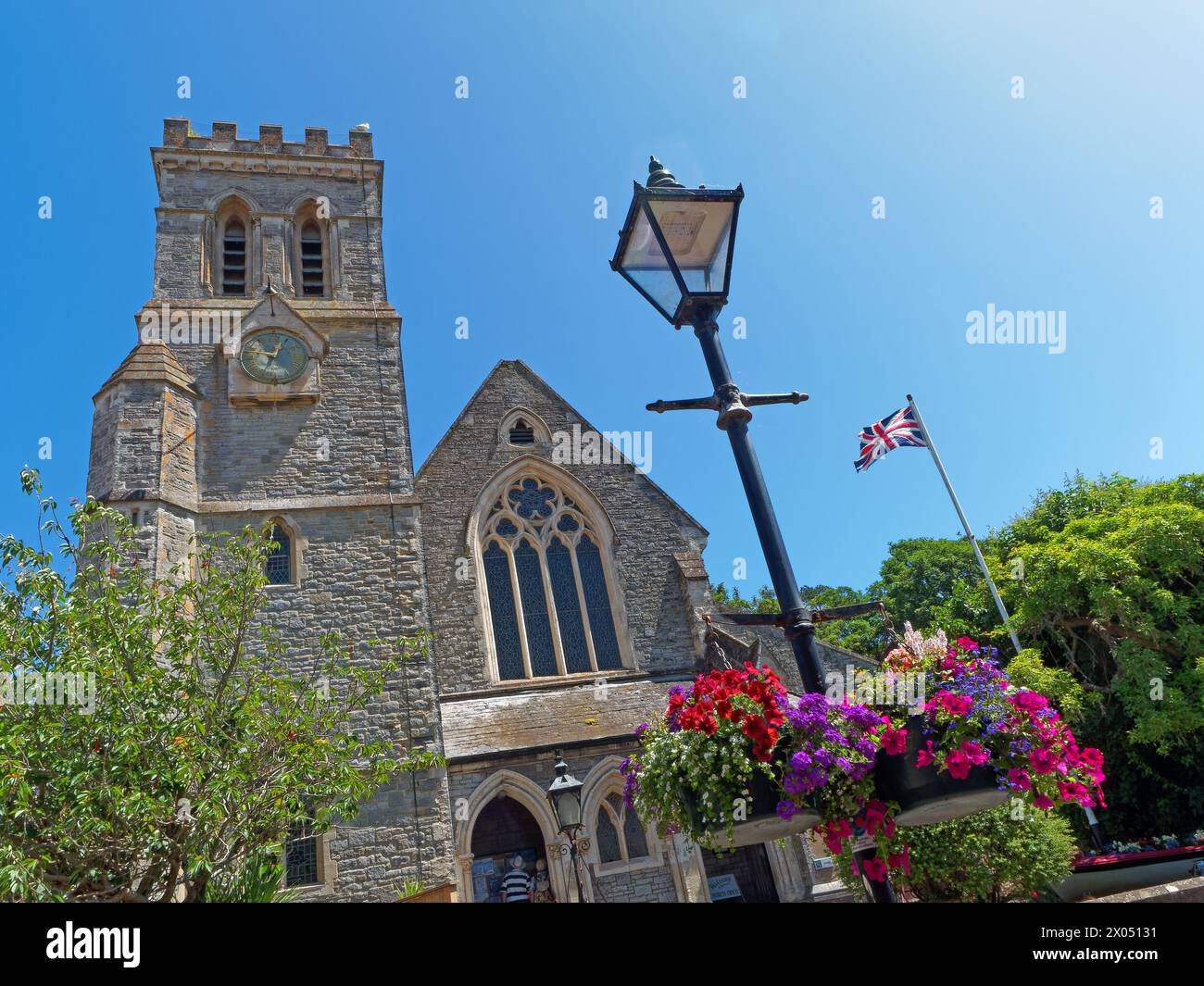 UK, Devon, Beer, St Michael's Church Stock Photo - Alamy