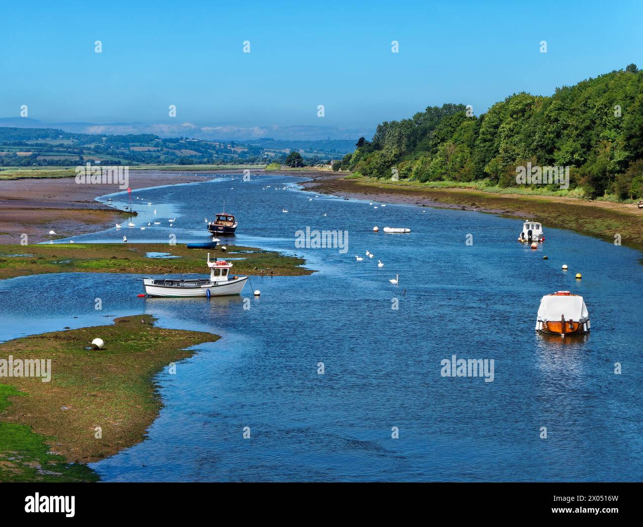 UK, Devon, Axmouth, Axe Estuary Stock Photo - Alamy