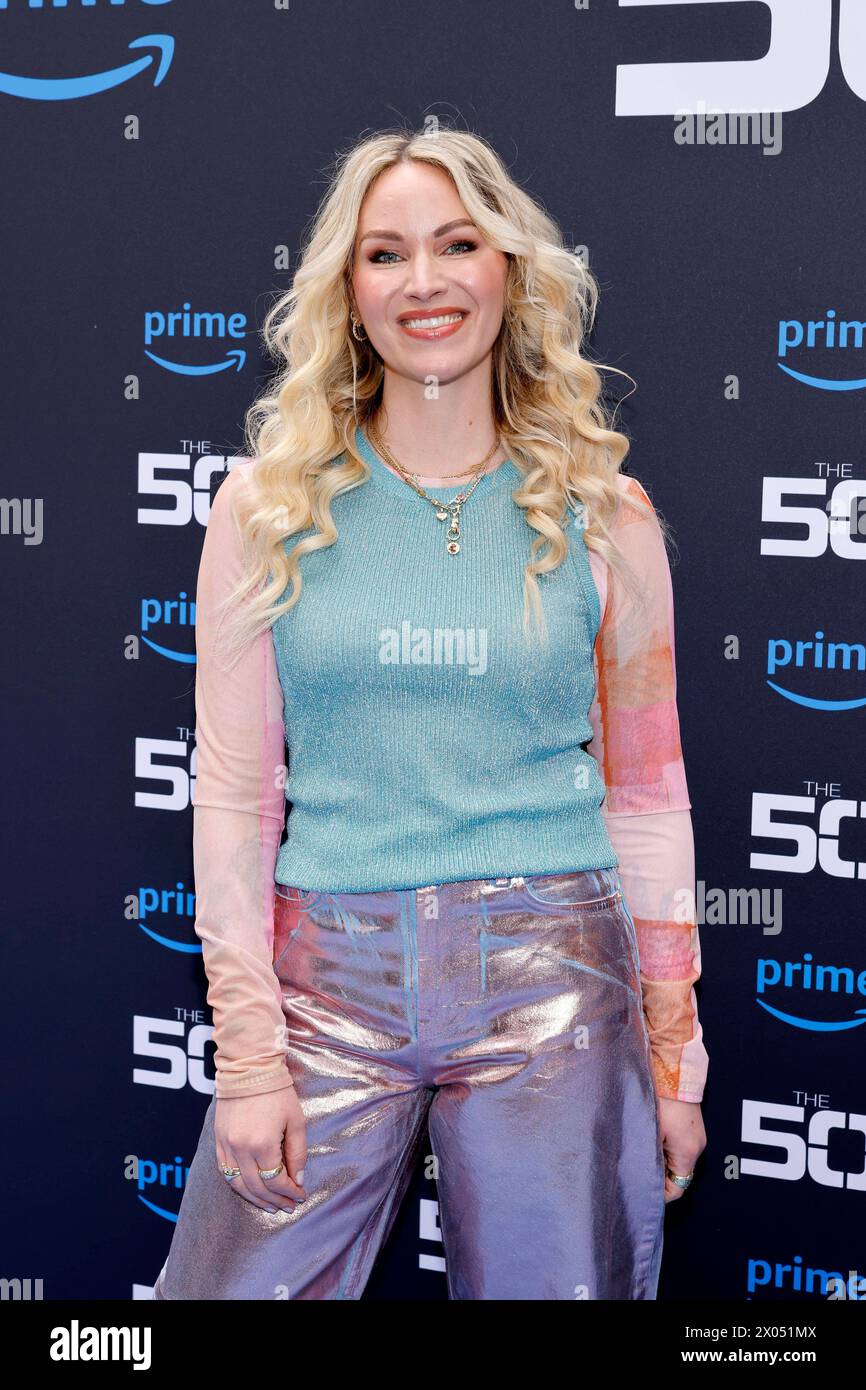 Moderatorin Evelyn Weigert kommt zum Social Event der Amazon Show The ...