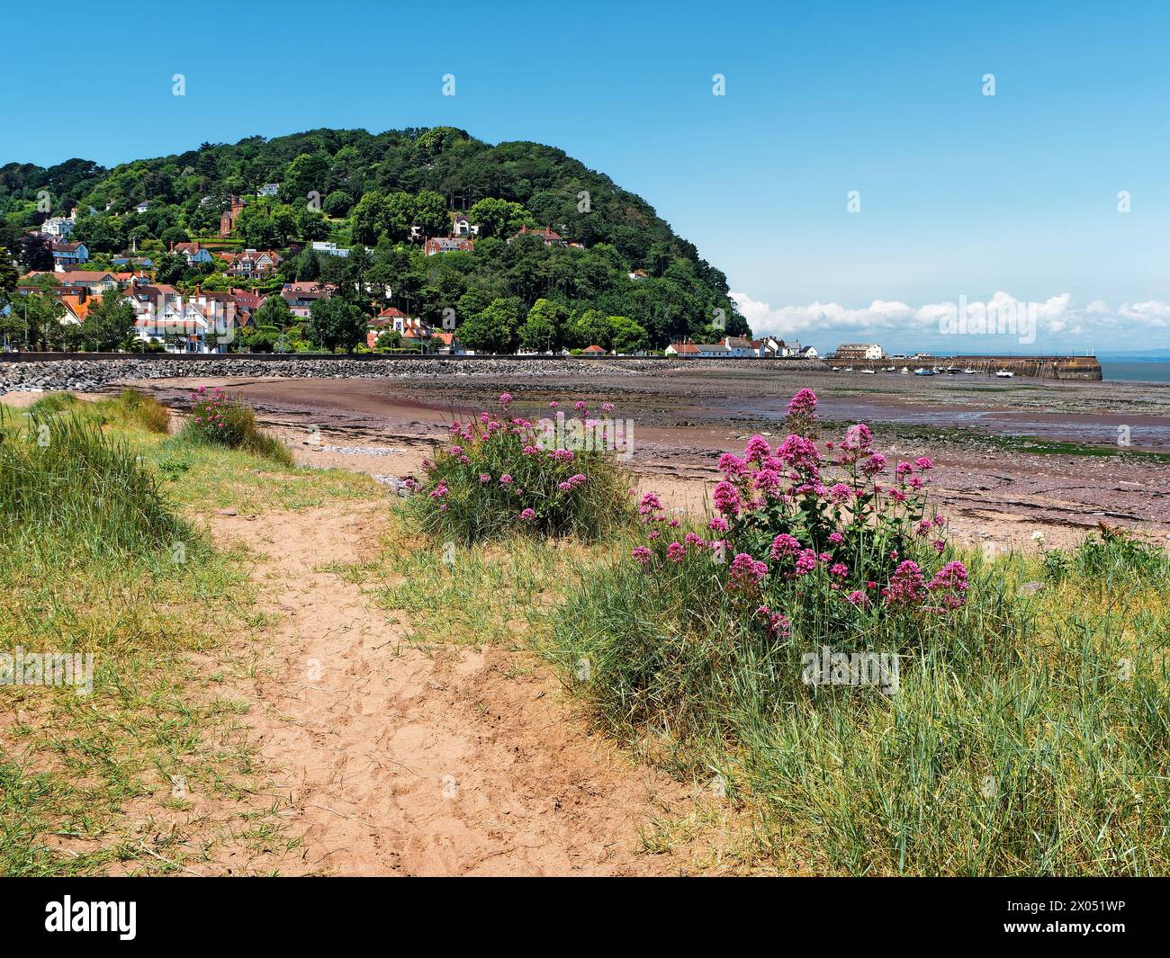 UK, Somerset, Minehead Seafront & Beach Stock Photo - Alamy