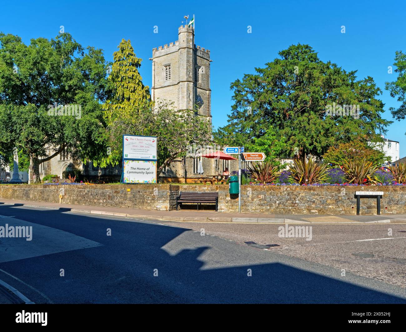 UK, Devon, Axminster, St Mary's Church Stock Photo - Alamy