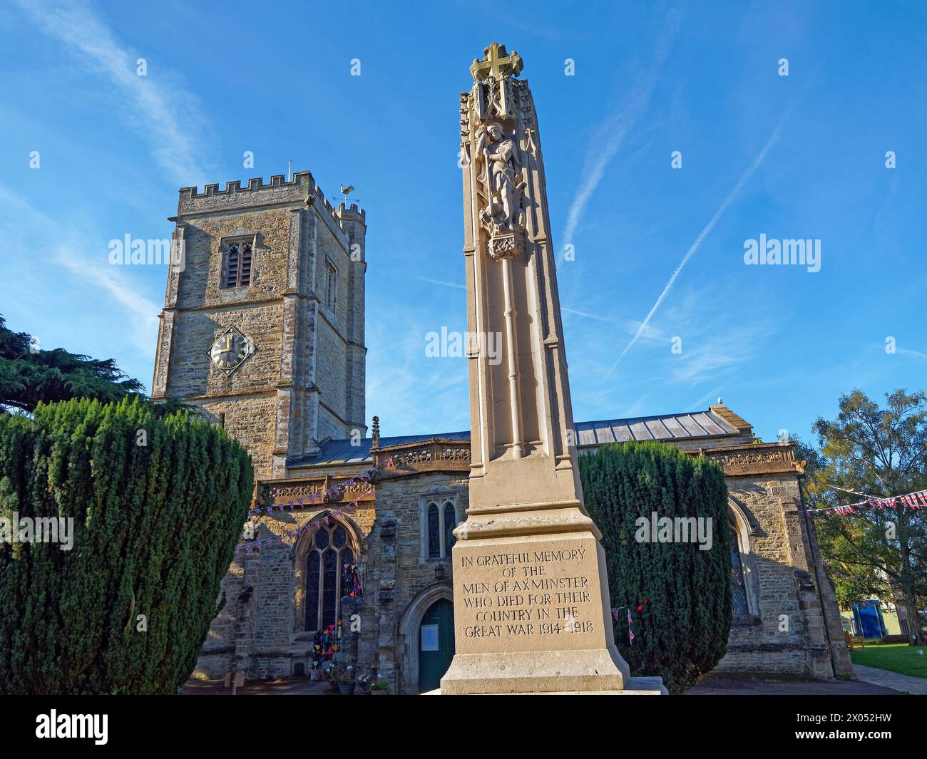 UK, Devon, Axminster, St Mary's Church Stock Photo - Alamy