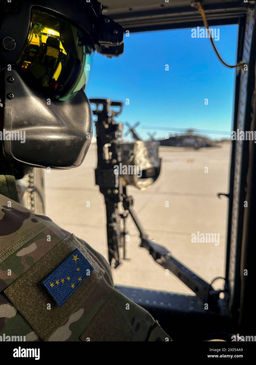 Alaska Army National Guard Sgt. 1st Class Sonny Cooper, a UH-60L Black ...