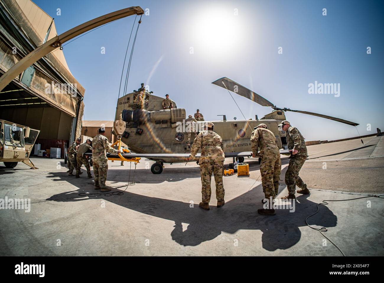 Paratroopers assigned to 3-82 General Support Aviation Battalion, 82nd ...
