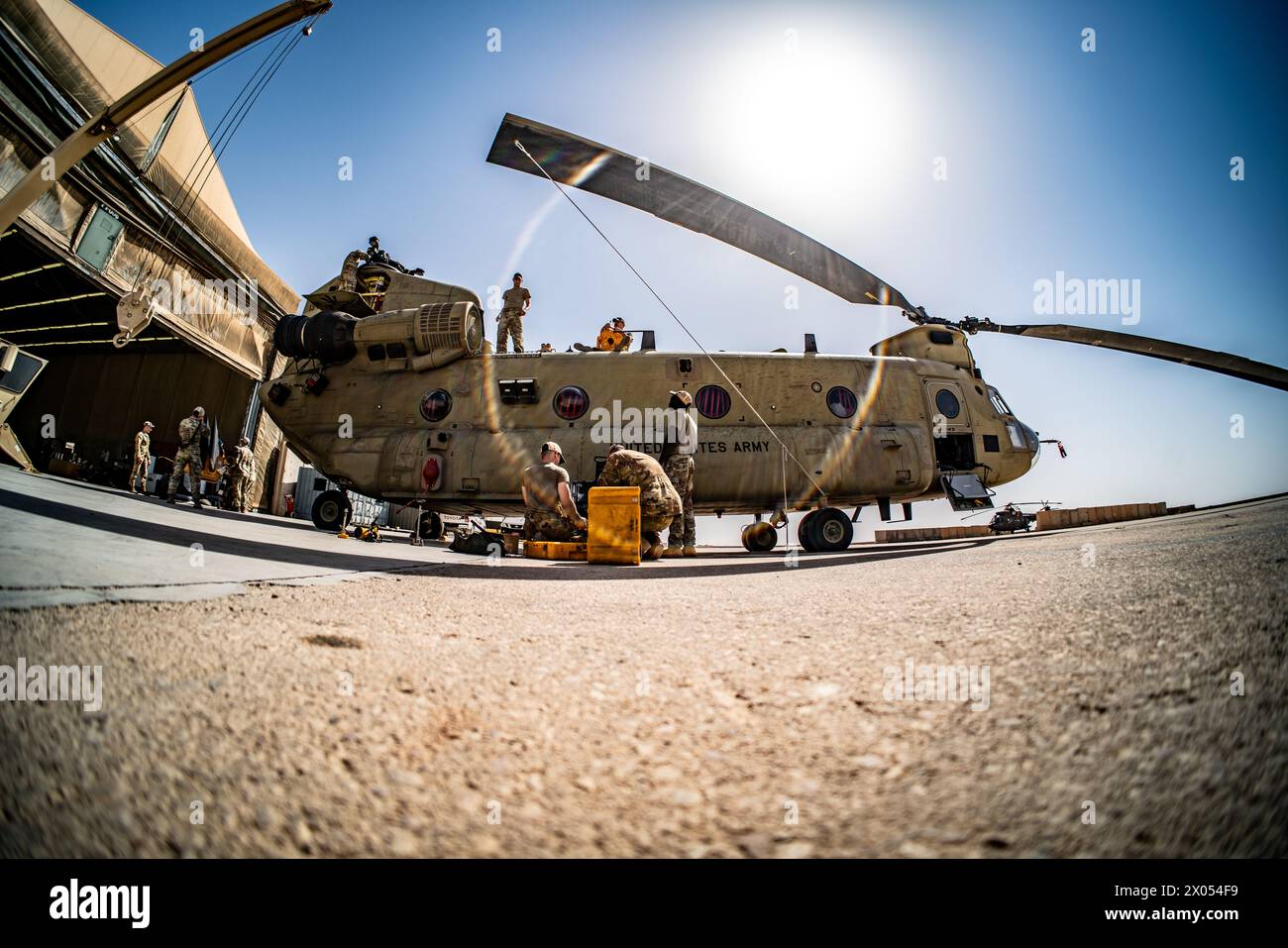 Paratroopers assigned to 3-82 General Support Aviation Battalion, 82nd ...