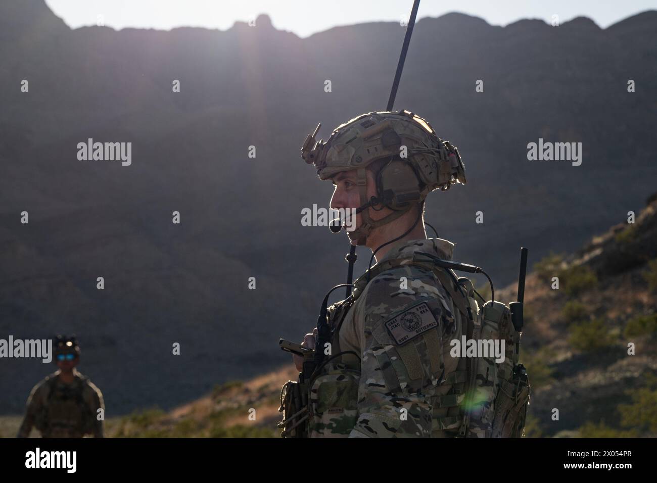 U.S. Air Force Staff Sgt. Matthew Gutierrez, a Tactical Air Control ...