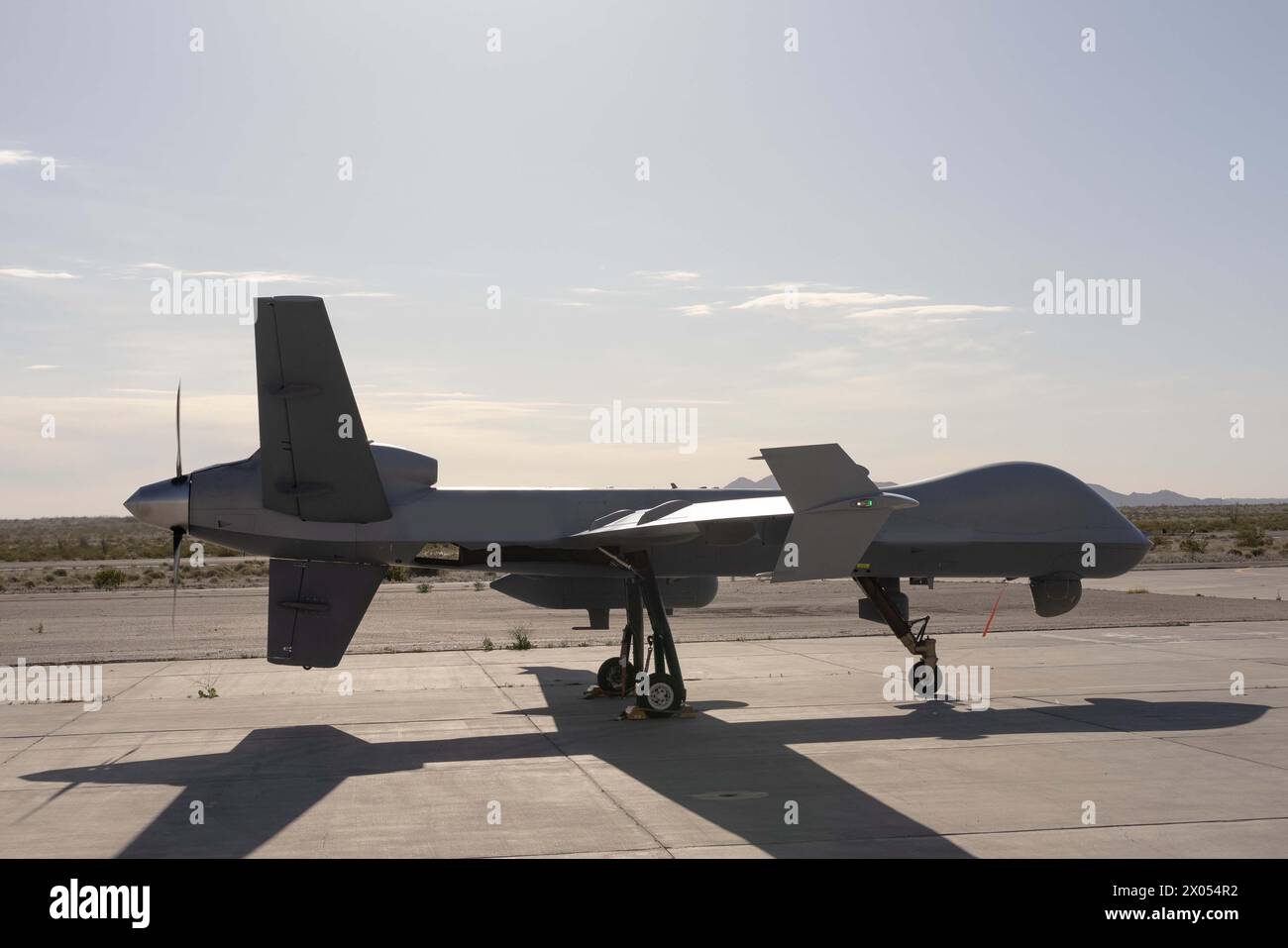A U.S. Marine Corps MQ-9 Reaper drone, assigned to Marine Aviation ...